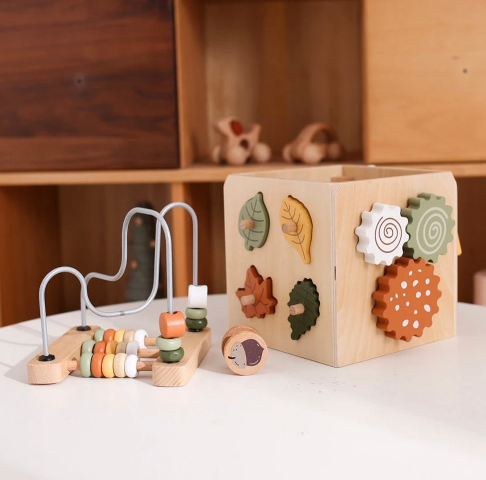 5-in-1 Woodland Activity Cube | Cognitive Learning Toy for Kids – The ...